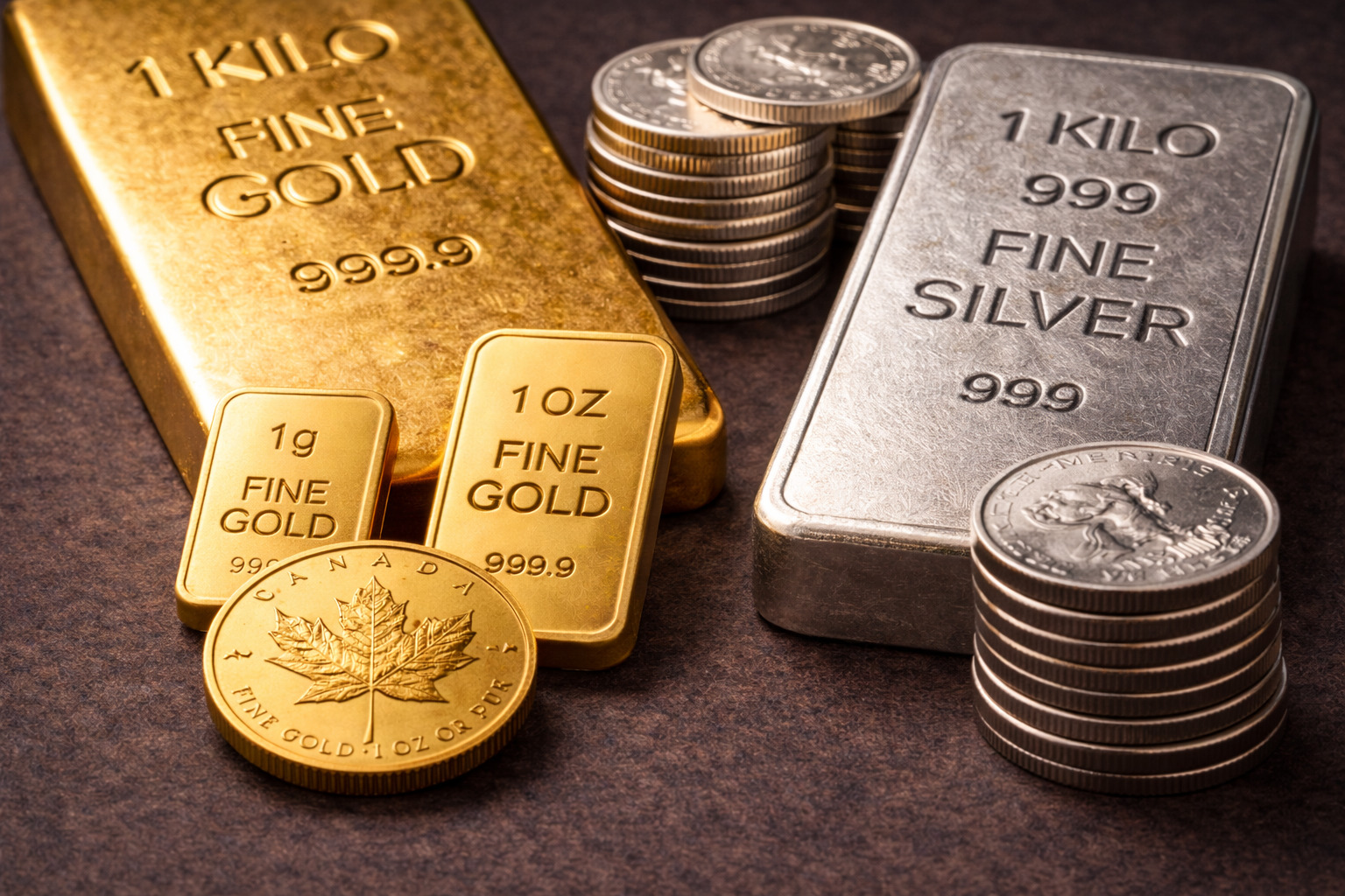 Gold & Silver Value Guide: 1 Kilogram of Silver, Gold Price 24K Canada ...