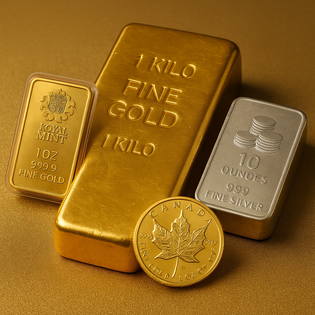 Golden Gateways: Unlocking the Power of a One Kilo Gold Bar and Silver Investments in Canada